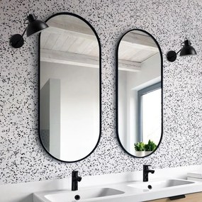 Zrcadlo Ambient Slim Black Rozměr: 60x80 cm