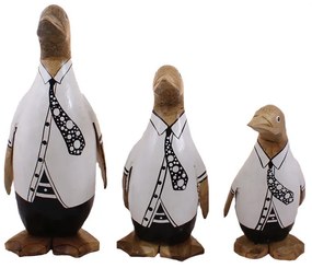 Soška tučňáka s vázankou 30 cm