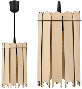 BERGE Dřevěné stropní LED svítidlo LUCA015