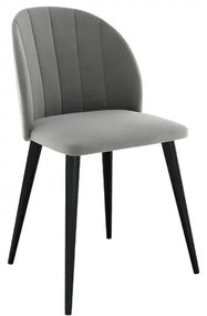 Moderní čalouněná židle ST100, Barva: černá, Potah: Magic Velvet 2217