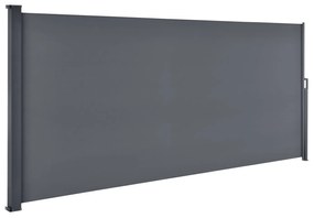 Juskys Boční markýza Dubai 500 x 160 cm tmavě šedá