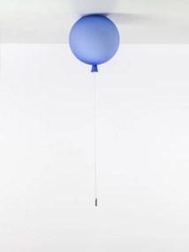Brokis Memory, skleněné stropní svítidlo Barva: Modrá, Velikost: Ø 250 mm, Povrch skla: Matný