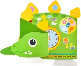 2KIDS TOYS Activity board Dinosaurus / Senzorická deska / textilní / o
