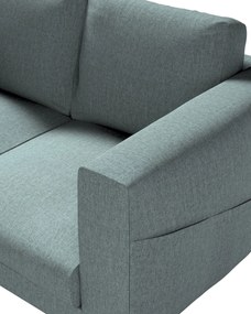 Potah na pohovku IKEA Norsborg 2-místná barva modrá látka pletený vzor