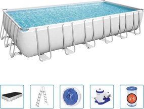 Bestway Bazén Power Steel s příslušenstvím obdélníkový 732x366x132 cm