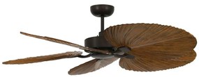 Lucci Air 21065549 - Stropní ventilátor BALI pr. 132 cm hnědá + dálkové ovládání 21065549