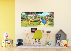 Dětská vliesová fototapeta na zed' Medvídek Pú a přátelé, Disney | 202 x 90 cm | DFTDNH 5316
