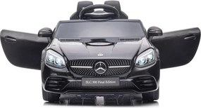 LEAN CARS Elektrické autíčko Mercedes SLC 300 LED MP3 černé