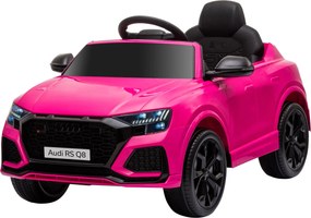 HOMCOM Dětské Elektrické Auto +3 roky Audi RS Q8 Licencované 6V Baterie 2 Motory Dálkové Ovládání MP3 Hudba Klakson Světla Max Rychlost 3km/h 101x62x…