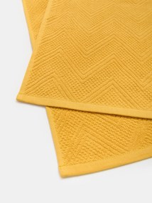 Sinsay - Sada ručníků s žakárovým vzorem 2 pack - jantarová