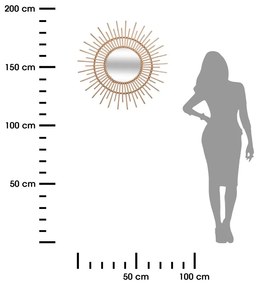Zrcadlo Sisi, hnědé
