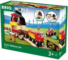 BRIO Farma, železniční sada / od 3 let