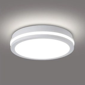 Brilagi - LED Venkovní stropní svítidlo BENE LED/24W/230V pr. 26 cm bílá IP54