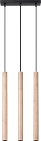 Sollux Lighting Závěsné svítidlo PASTELO 3L dřevo