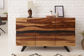 Moebel Living Masivní dřevěná komoda Tanzani 150x43 cm
