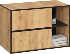 Závěsná skříňka pod umyvadlo VAMI s otvory 90 cm - výběr z 6 provedení