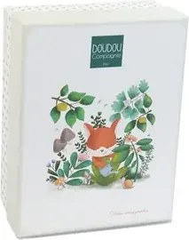 Doudou Dárková sada Plyšový muchláček liška Romarin 27 cm / od 0 měsíc