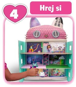 Gábinin kouzelný domek: sada pro modeláž postaviček + kartonový domeček
