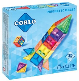 Coblo magnetická stavebnice 35 dílů - classic