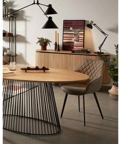 Jídelní stůl s deskou z mangového dřeva Kave Home, 200 x 110 cm