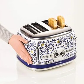 Ariete 0156CA Capri bílá/světle modrá / Topinkovač / 4 plátky / 1630 W