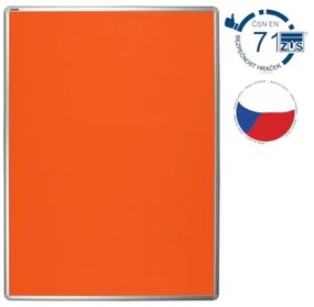 Textilní nástěnka EkoTAB 75 x 100 cm - oranžová