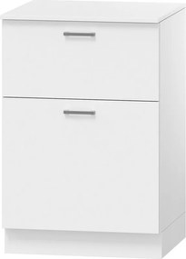 Casarredo - Komfort nábytek Spodní koupelnová skříňka OMAGH D60S/2, bílá