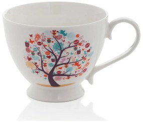 Hrnek z kostního porcelánu Sabichi Tree, 420 ml