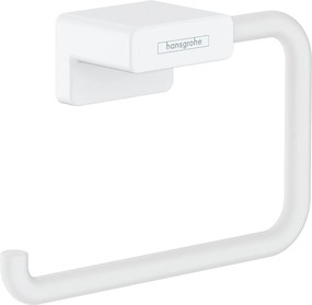 Hansgrohe AddStoris, držák na toaletní papír bez krytky, bílá matná, HAN-41771700