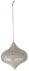 Stříbrná vánoční ozdoba Orient Bloomingville 6cm