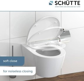 Eisl Sanitär WC prkénko Duroplast Soft Close Magic Light High Gloss 82587