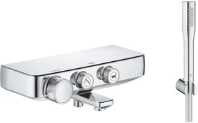 Set vanová baterie Grohe Grohtherm SmartControl 34718000, sprchová sada Grohe Euphoria 27369000