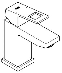 GROHE 2313200E - Umyvadlová baterie EUROCUBE velikost S lesklý chrom