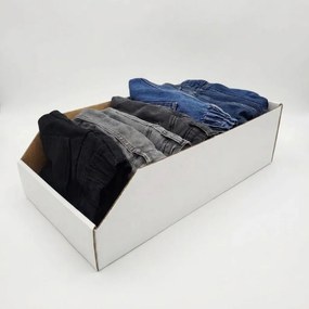 KARTON PAK Úložné boxy na oblečení, organizéry do skříně BÍLÝ KARTON 30 x 54 cm