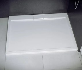 Besco Obdélníková sprchová akrylátová vanička AXIM R 100x80 (120x80, 100,110,120,130,140x90) UltraSlim Barva: Bílá, Rozměry (cm): 140x90