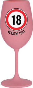 Personalizovaná sklenice - narozeninová dopravní značka