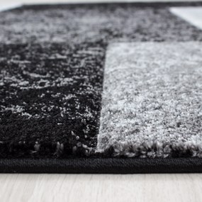 Ayyildiz, Kusový koberec Hawaii 1330 black, 80x300, černá, kancelář