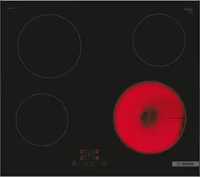 Bosch PKE611BA2E černá / Sklokeramická varná deska / 60 cm / 4 plotýnk