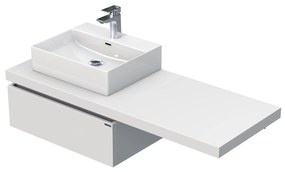 Intedoor Desk New skříňka s umyvadlem na desku DE 54 130 L STORM 1Z Barva: 81 - Hacienda černá