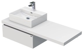 Intedoor Desk New skříňka s umyvadlem na desku DE 54 130 L STORM 1Z Barva: A3396 Antracit Mat