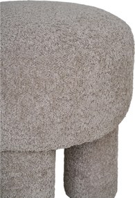 House Nordic Pouf PERTH světle šedý