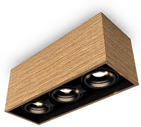 Dřevěné bodové svítidlo woodLED tripleSPOT Mini  Dřevěné bodové svítidlo woodLED tripleSPOT Mini Dřevodekor: Dub Světlý, Teplota chromatičnosti: 3000…