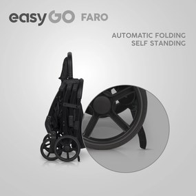 Sportovní kočárek EasyGo Faro Ebony Black