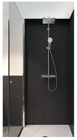 Hansgrohe Crometta E - Showerpipe 240 1jet EcoSmart 9 l/min s termostatem, chrom, HAN-27281000