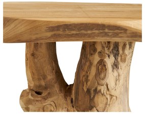 House Nordic Odkládací stolek PALENA přírodní ø40 cm