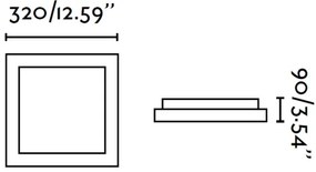 FARO 62969 - Koupelnové stropní svítidlo TOLA 2 2xE27/20W/230V IP44