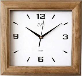 JVD Dřevěné netikající tiché nástěnné hodiny JVD NS20184.3