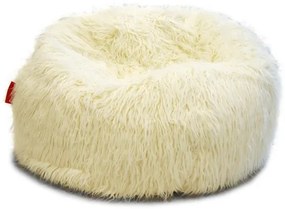 BeanBag Sedací vak Shaggy White