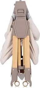 CHIPOLINO Postýlka SleepNFold 2v1 Cashmere / Přístavná k posteli / 6 v