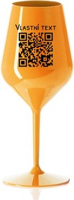Personalizovaná nerozbitná sklenice s QR kódem
